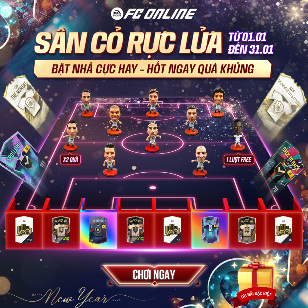 WELCOME TO FC ONLINE – [Sân Cỏ Rực Lửa] Bật Nhả Cực Hay – Rinh Ngay Siêu Phẩm ICON TM Cùng Dàn ...