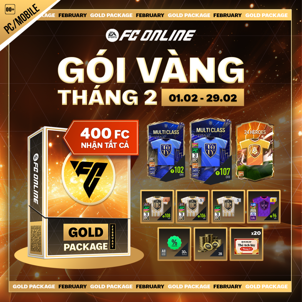 WELCOME TO FC ONLINE – Bộ Đôi Vật Phẩm Siêu Cấp Tháng 02.2024: Rinh Loạt Sao Xịn Sò Từ 24TOTY ...
