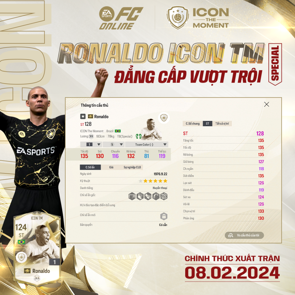 WELCOME TO FC ONLINE – [ICON TM SPECIAL] BỘ ĐÔI HUYỀN THOẠI VĨ ĐẠI RONALDO & SHEVCHENKO