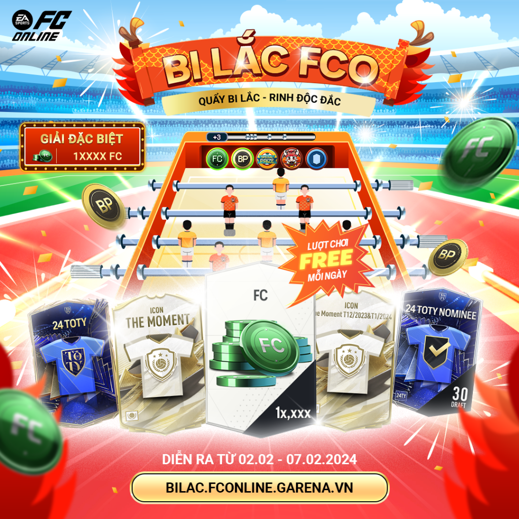 WELCOME TO FC ONLINE – [Bi Lắc T2] Lắc Bóng Hay – Rinh Ngay Dàn Sao 24TOTY, BTB +8 Cùng Hàng ...