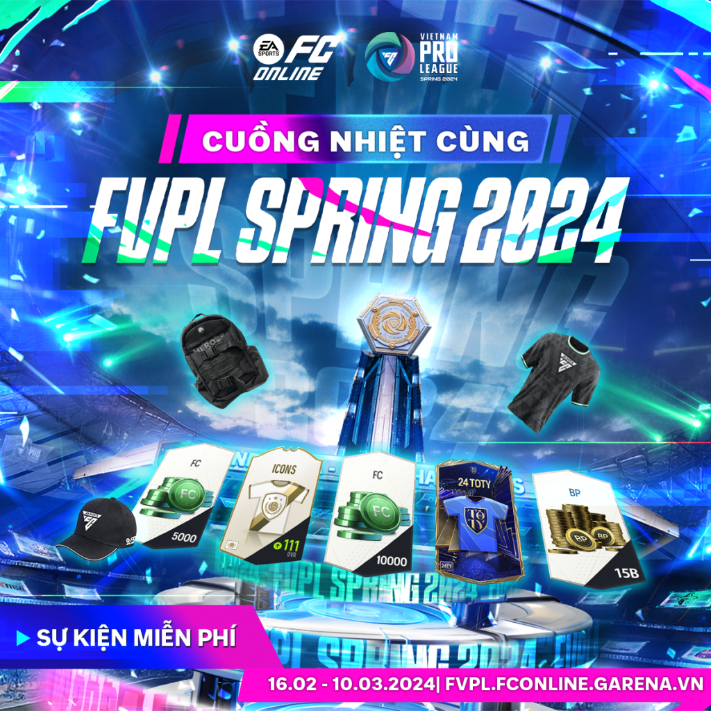 WELCOME TO FC ONLINE – [Sự Kiện Miễn Phí] Cuồng Nhiệt Cùng FVPL Spring ...