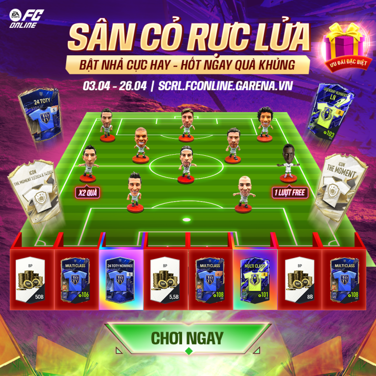 WELCOME TO FC ONLINE – [Sân Cỏ Rực Lửa] Bật Nhả Cực Hay – Rinh Ngay Siêu Phẩm ICON TM Cùng Dàn ...