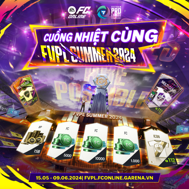 WELCOME TO FC ONLINE – [Sự Kiện Miễn Phí] Cuồng Nhiệt Cùng FVPL Summer ...
