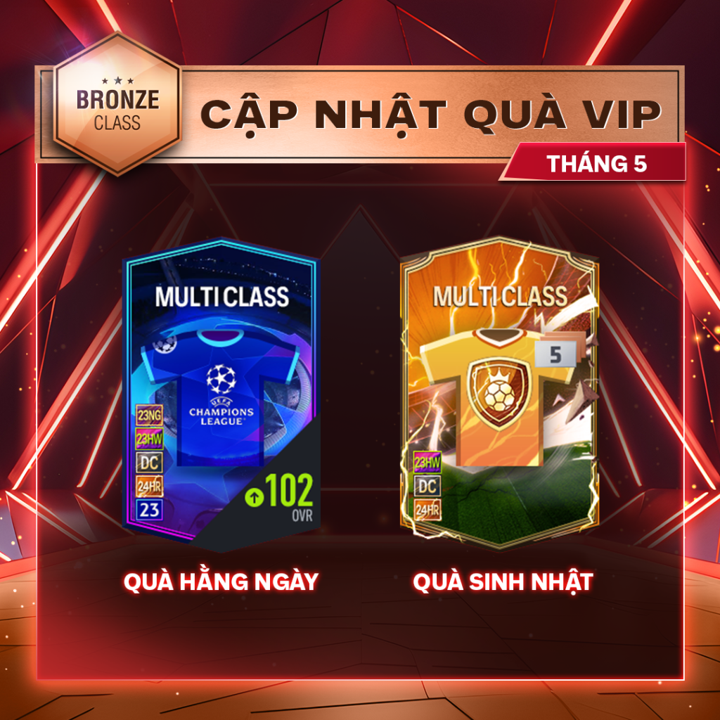 WELCOME TO FC ONLINE – Cập Nhật VIP Tháng 05.2024: Khởi Đầu Tháng Mới Với Loạt Quà VIP Cực Cháy