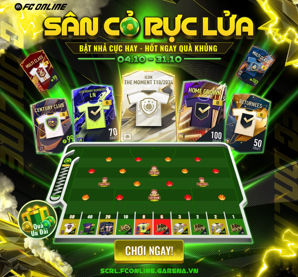 WELCOME TO FC ONLINE – [Sân Cỏ Rực Lửa Hoàn Toàn Mới] Bật Nhả Cực Hay – Rinh Ngay 24EP, CU Cùng ...