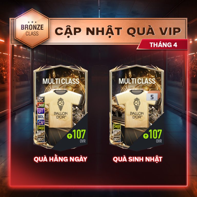 WELCOME TO FC ONLINE – Cập Nhật VIP Tháng 04.2025