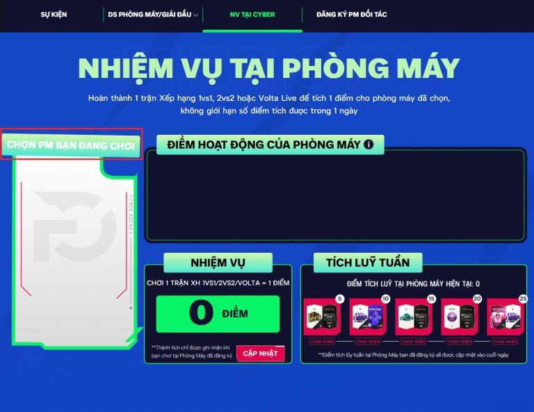 WELCOME TO FC ONLINE – [Cyber Arena] Sự Kiện Đặc Biệt Tại Phòng Máy Dành Cho Người Chơi FC Online