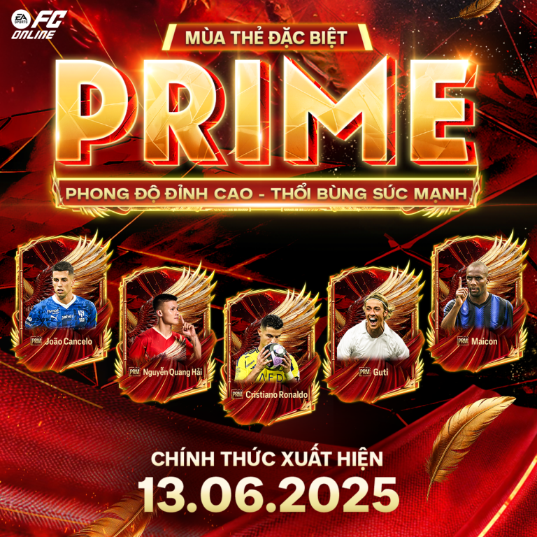 WELCOME TO FC ONLINE – [Mùa Thẻ Đặc Biệt] Prime: Phong Độ Đỉnh Cao – Thổi Bùng Sức Mạnh